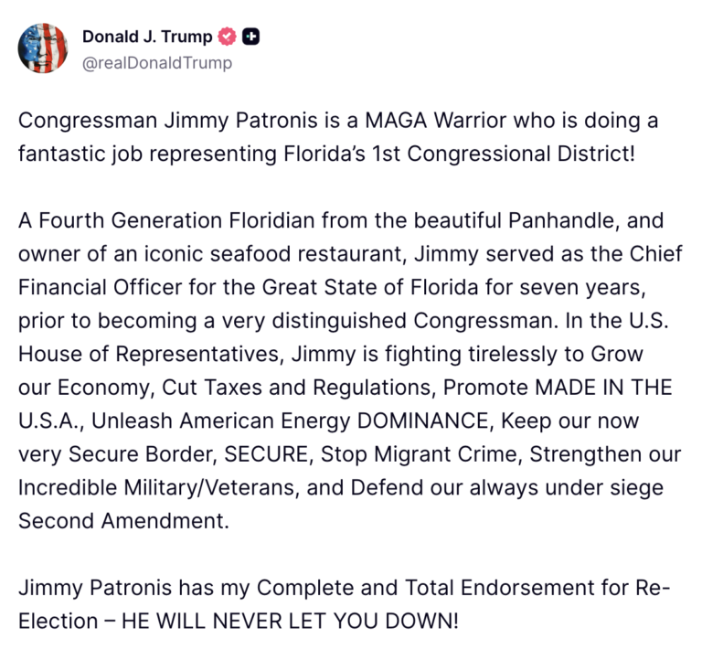 HOME - Jimmy Patronis for Congress